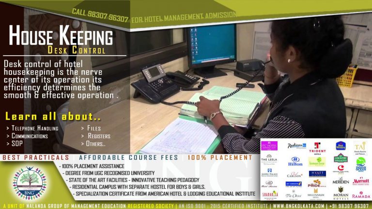 Housekeeping Duties And Responsibilities | BNG Hotel Management Institute