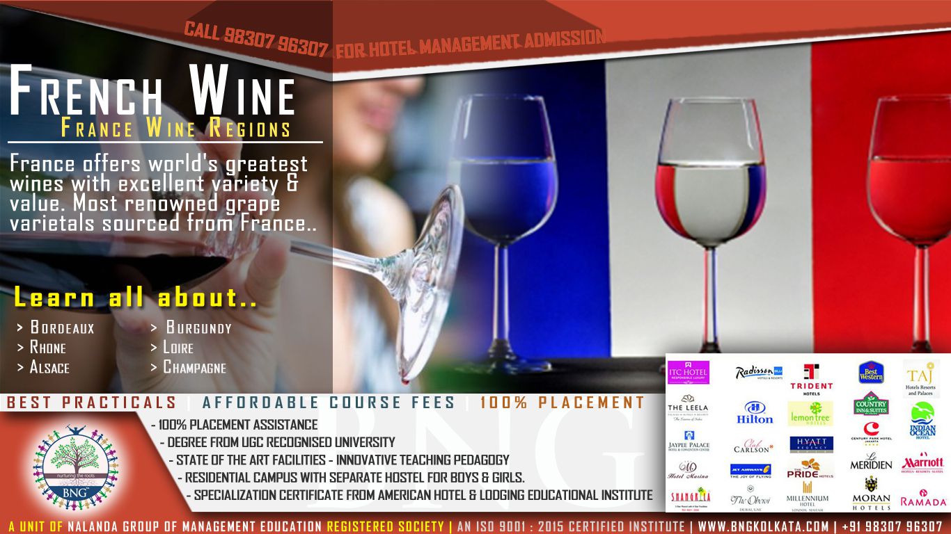 French Wines | France wine regions – BNG Hotel Management Institute