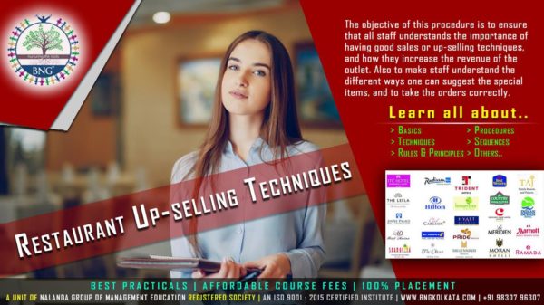Restaurant Up-selling Techniques – BNG Hotel Management Institute