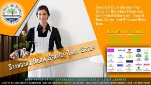 Standard Room Service Tray Setup – BNG Hotel Management Institute